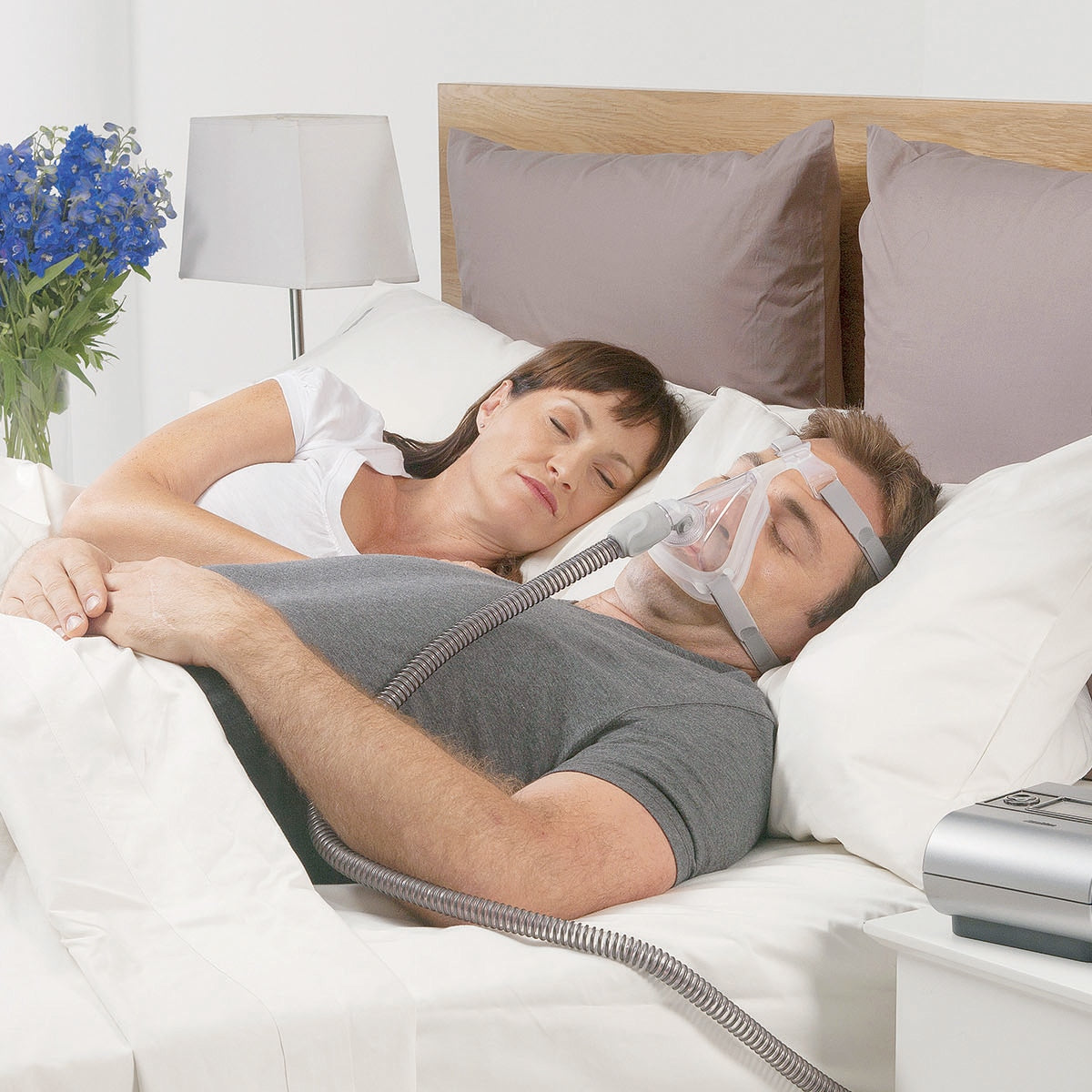 Quattro Air Full Face CPAP Mask with Headgear – DirectHomeMedical