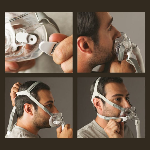Amara View Full Face CPAP Mask with Headgear – DirectHomeMedical