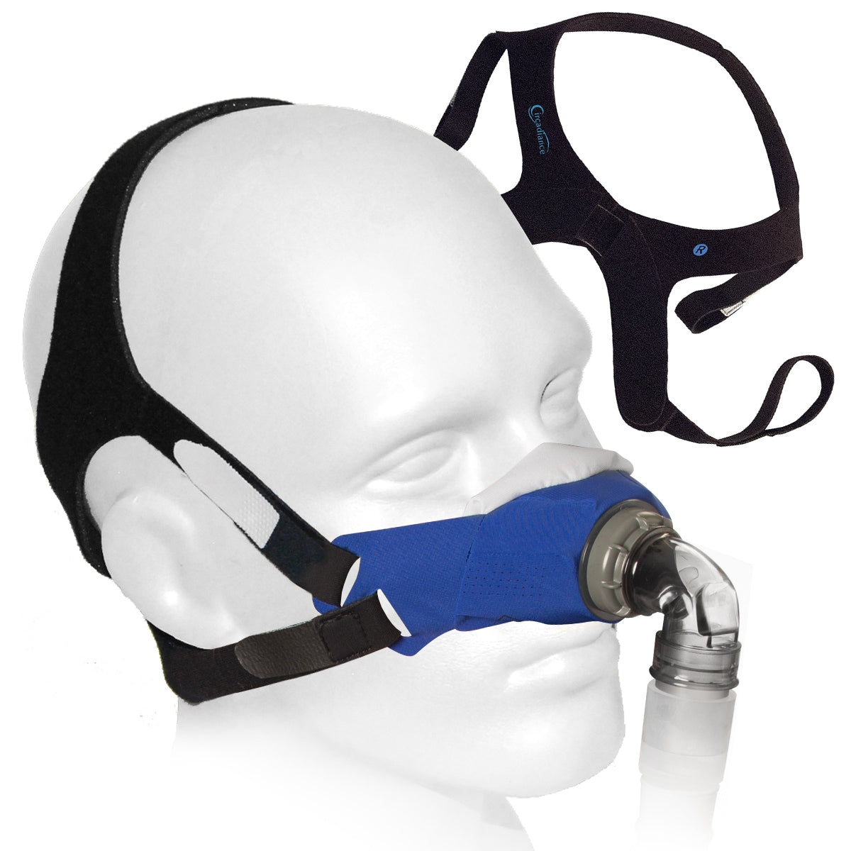 SleepWeaver 3D Soft Cloth Nasal CPAP Mask with Headgear – DirectHomeMedical