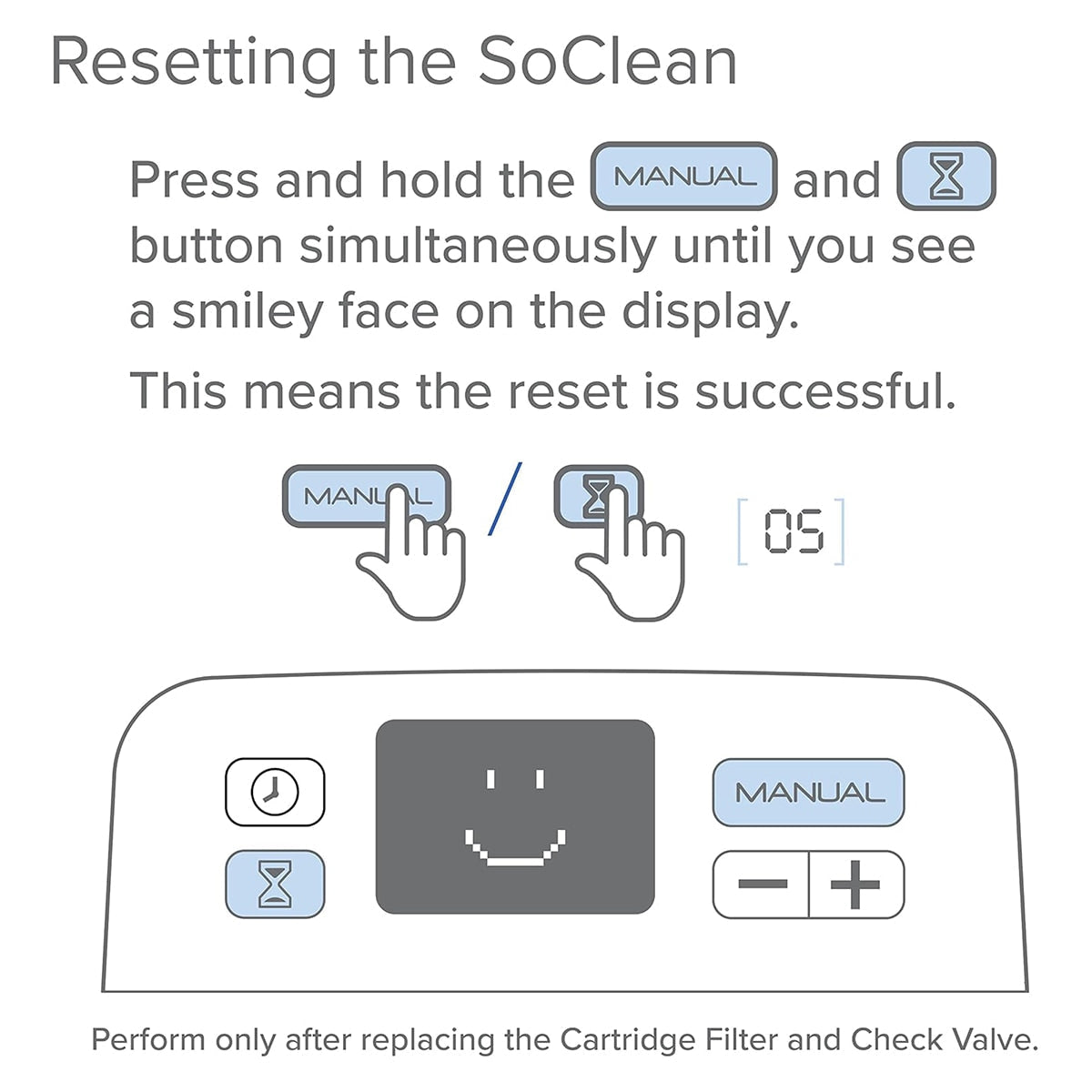 Filter for SoClean 2 & SoClean 2 Go CPAP Sanitizers (Includes Check Va ...
