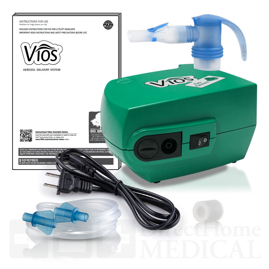 Vios Compressor Kit with Reusable & Disposable Nebulizers ...