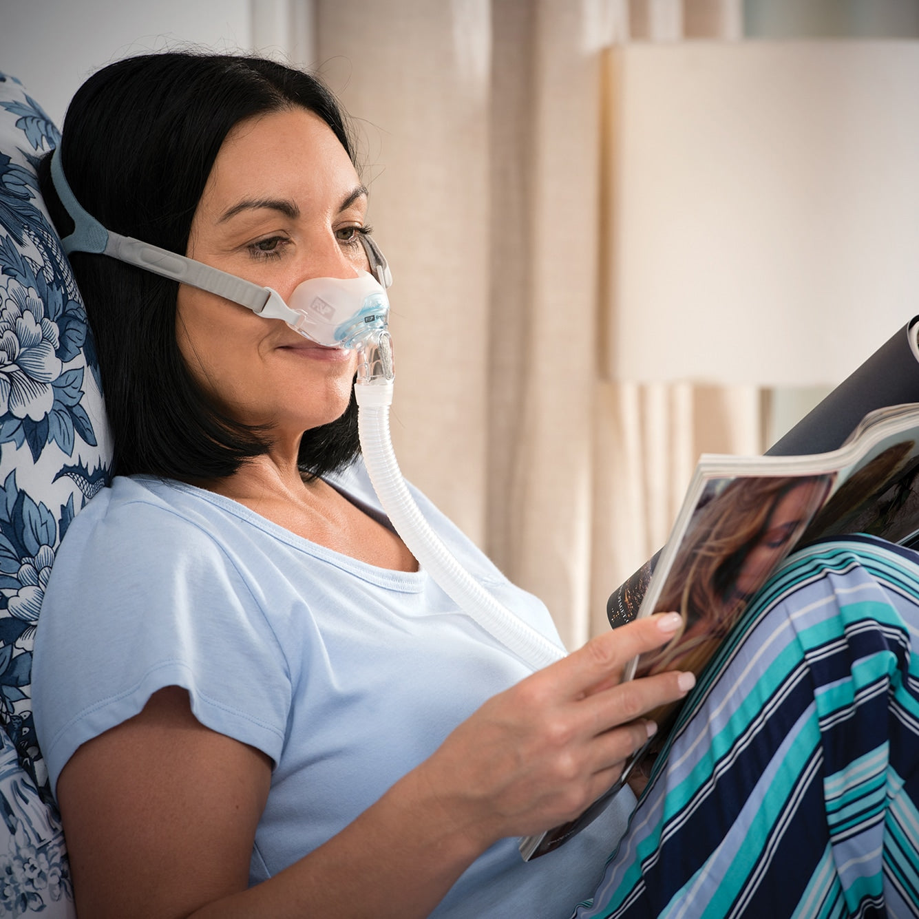 F&P Brevida Nasal Pillows CPAP Mask with Headgear – DirectHomeMedical